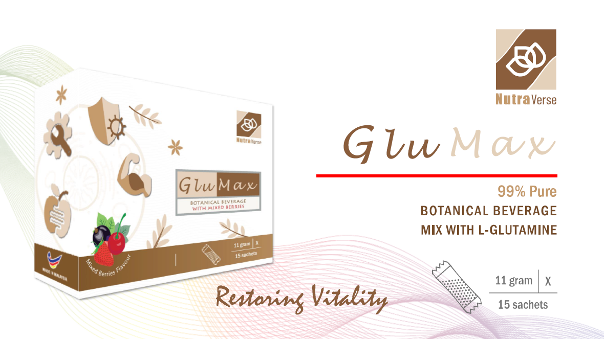 NUTRAVERSE GLUMAX BOTANICAL BEVERAGE WITH MIXED BERRIES 15'S | Shopee ...
