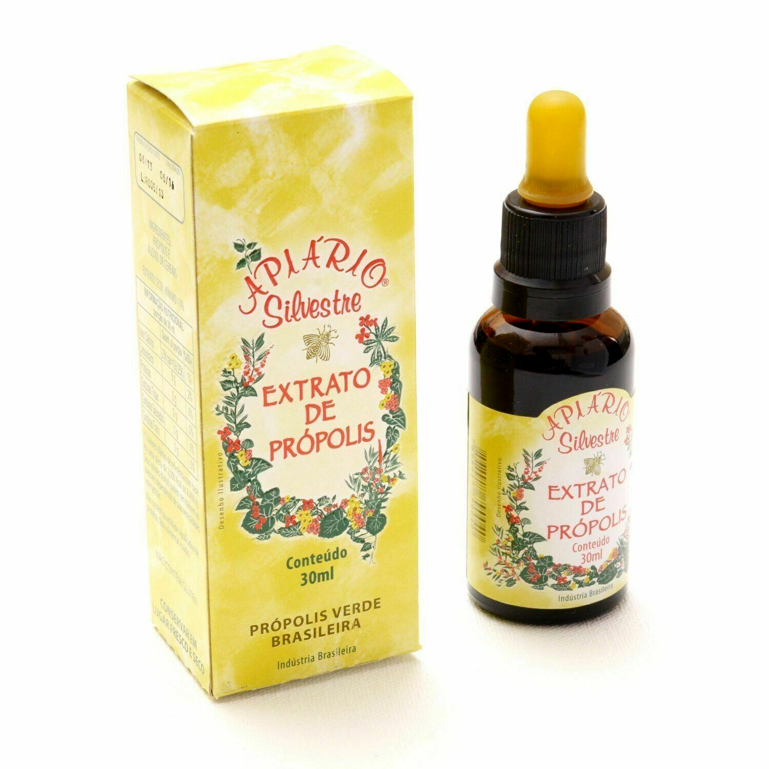 (EXP: 04/2027) 30ML Brazil Green Propolis 70% Apiario Silvestre Liquid ...