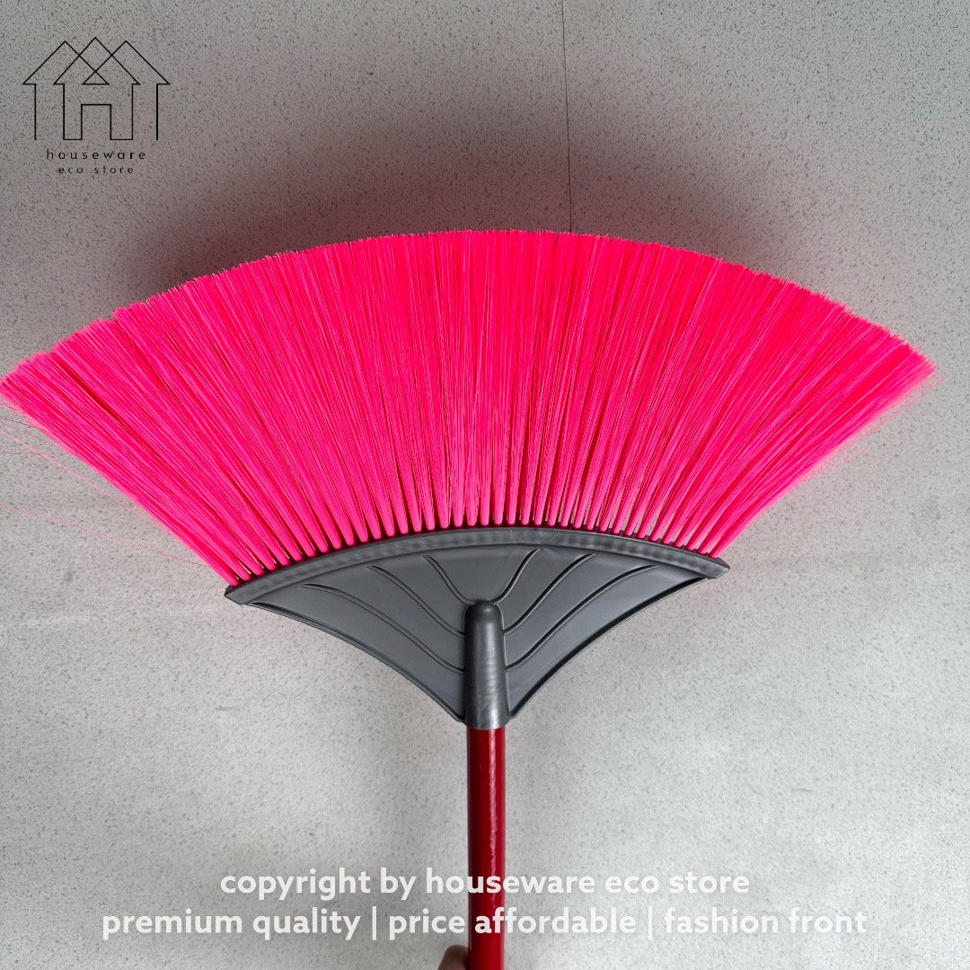 Nylon Large Soft Broom With Handle/ Plastic Soft Broom / Broom Sweeper ...