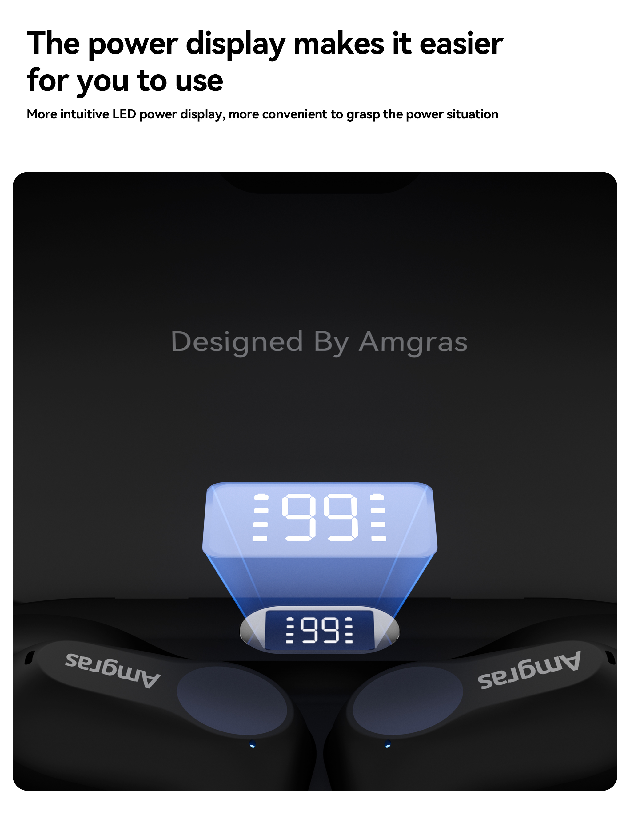 Amgras OpenEcho Ⅲ Ultra Air Conduction Earphone Bluetooth Low Latency ...