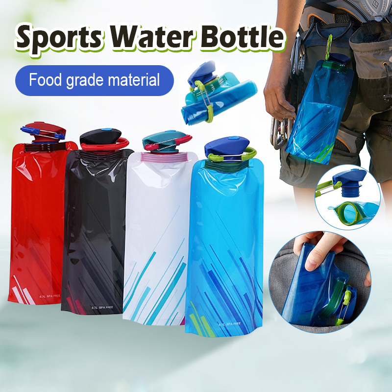 2L Foldable Water Bottle Outdoor Water Bottles Collapsible Soft Flask ...