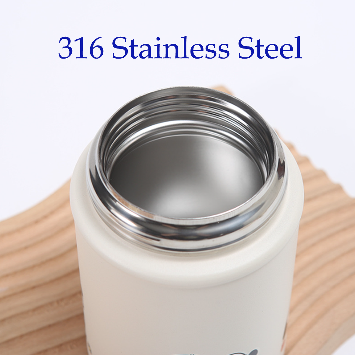 500ml Stainless Steel Thermal Insulator Soup Food Jar Thermal Cooker ...