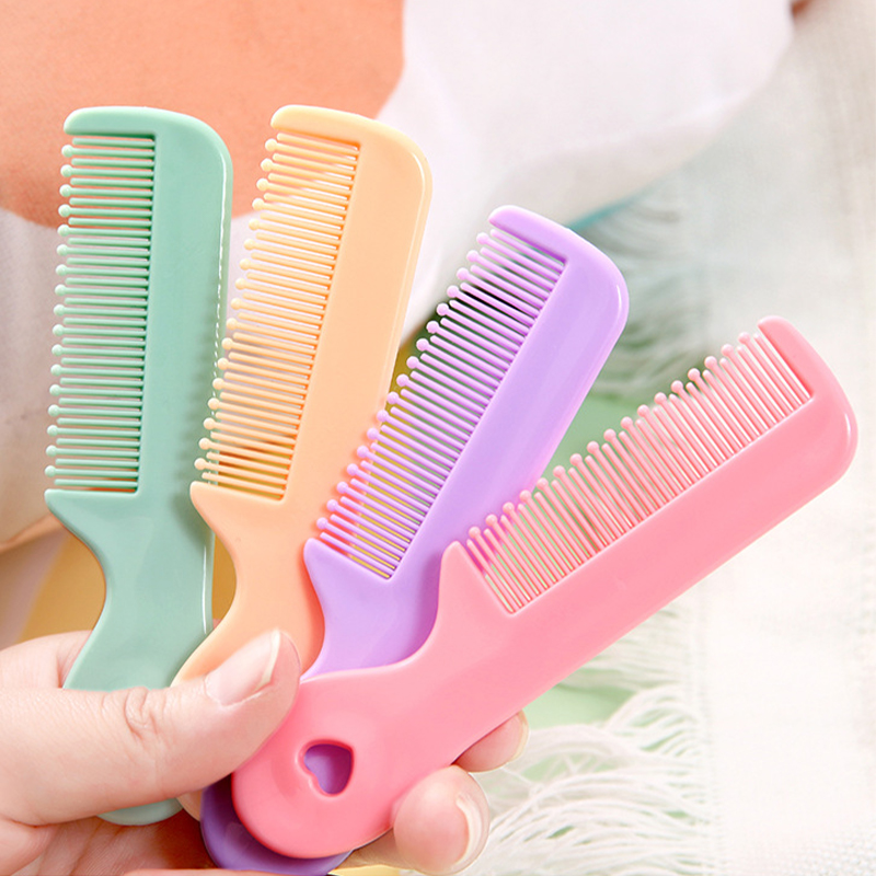 𝗥𝗢𝗨𝗡𝗗 𝗧𝗜𝗣 》 Mini Cute Cartoon Small Hair Comb Anti-Static Portable ...