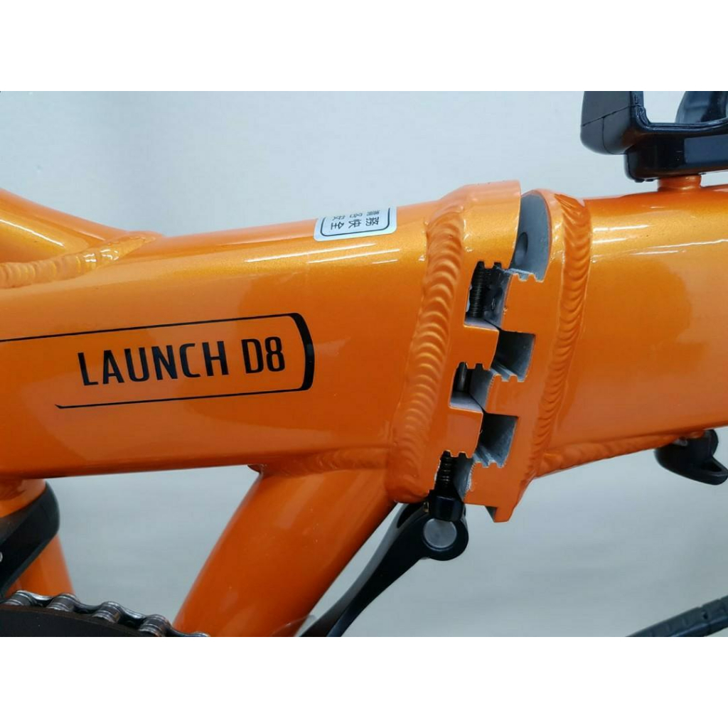 DAHON LAUNCH D8 Aluminum Folding Bike 20" (406) 8 Speed With Disc BRAKE ...