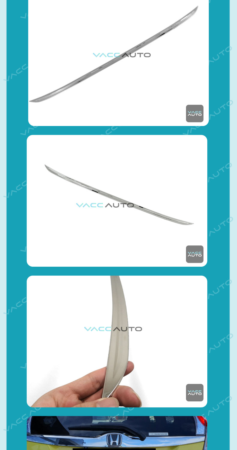 Honda Jazz Fit GK GK5 T5A 3rd Rear Bonnet Chrome Lining 2014 - 2025 ...