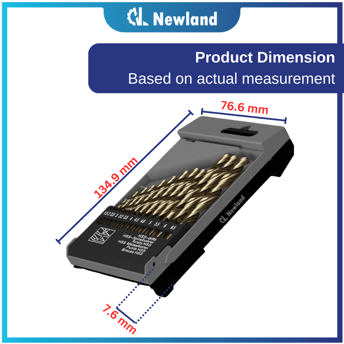 Stainless Steel Drill Bit Set / Mata Drill Besi / Roast Yellow Cobalt ...