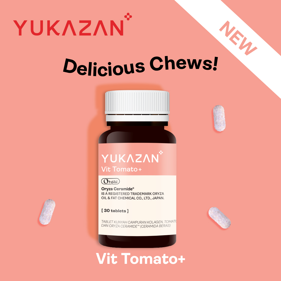 Yukazan Vit Tomato + 30s Brightening Supplement - Collagen, White ...