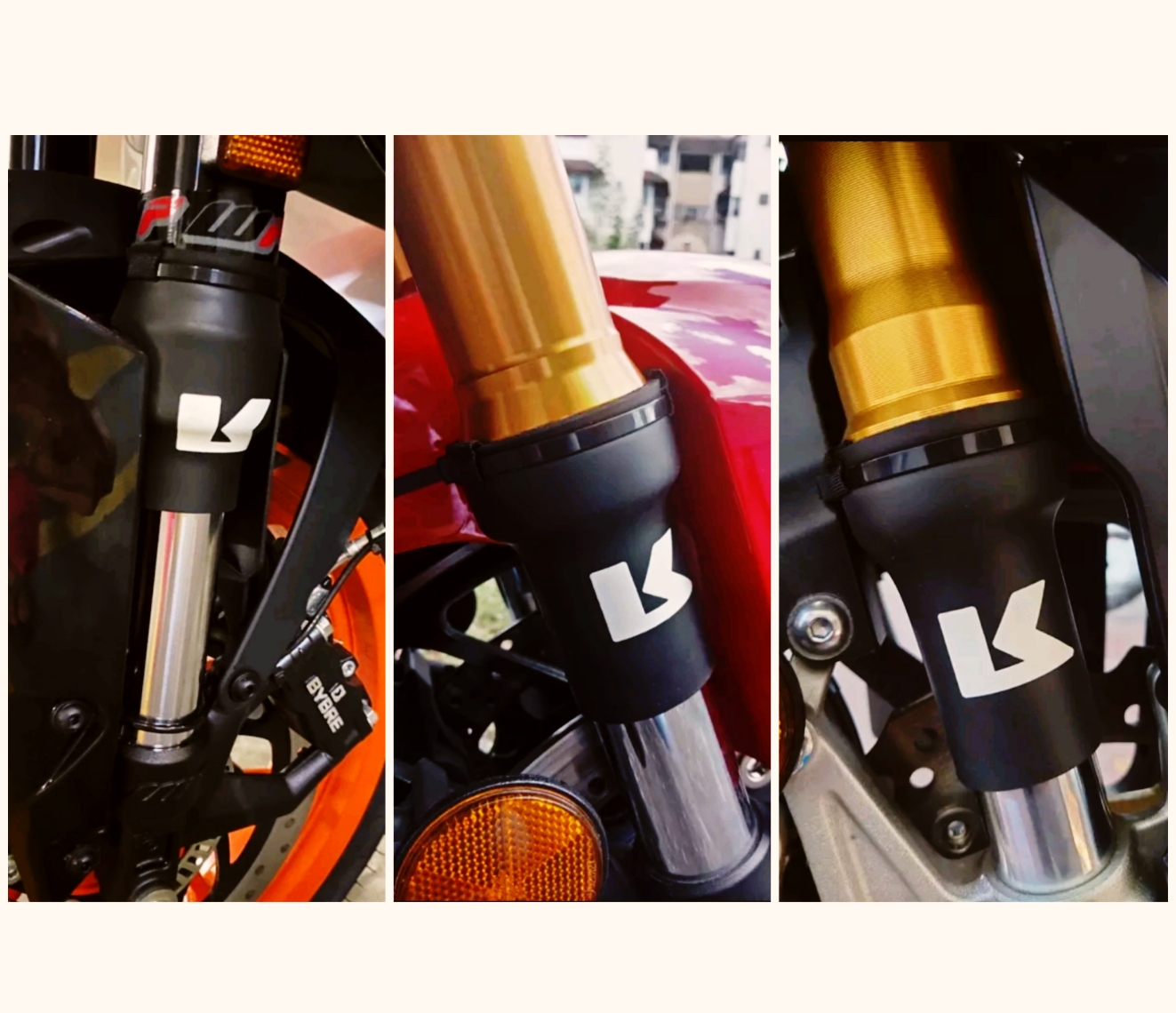 Fork Seal Cover Kreiga Protection Upside Down Fork Waterproof MT15 Z800 ...