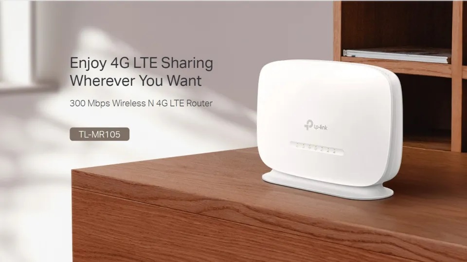TP-Link TL-MR105 300 Mbps Wireless N 4G LTE Router | Shopee Malaysia