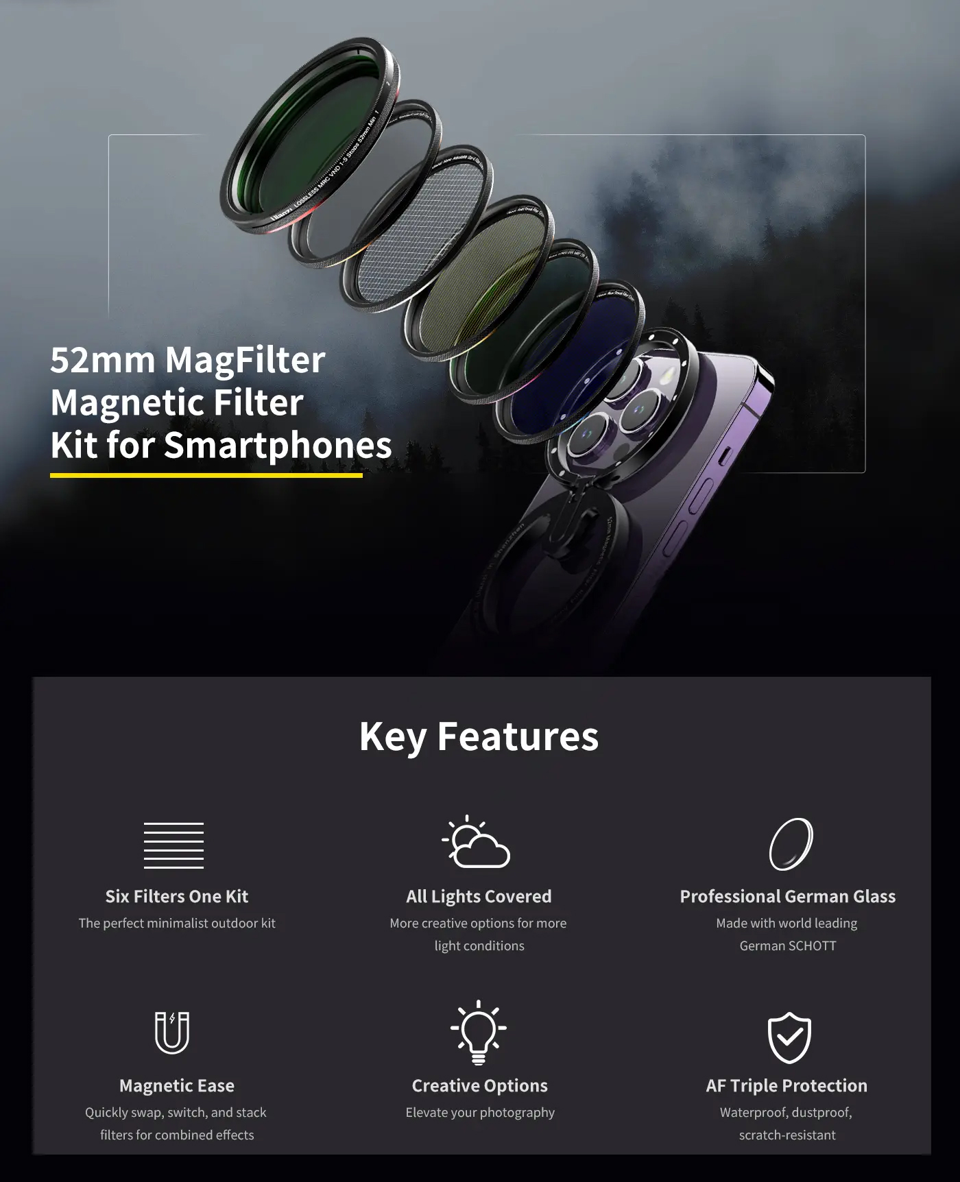 Ulanzi 52mm MagFilter Magnetic Filter for Smartphones | Shopee Malaysia
