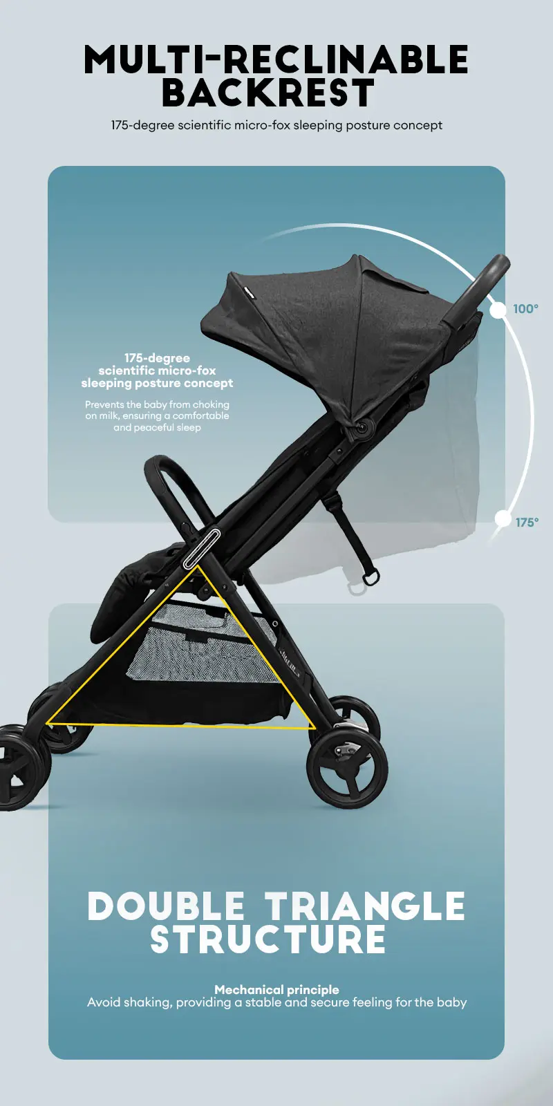 BNB Bueno Fin Autofold Lightweight Stroller | Shopee Malaysia