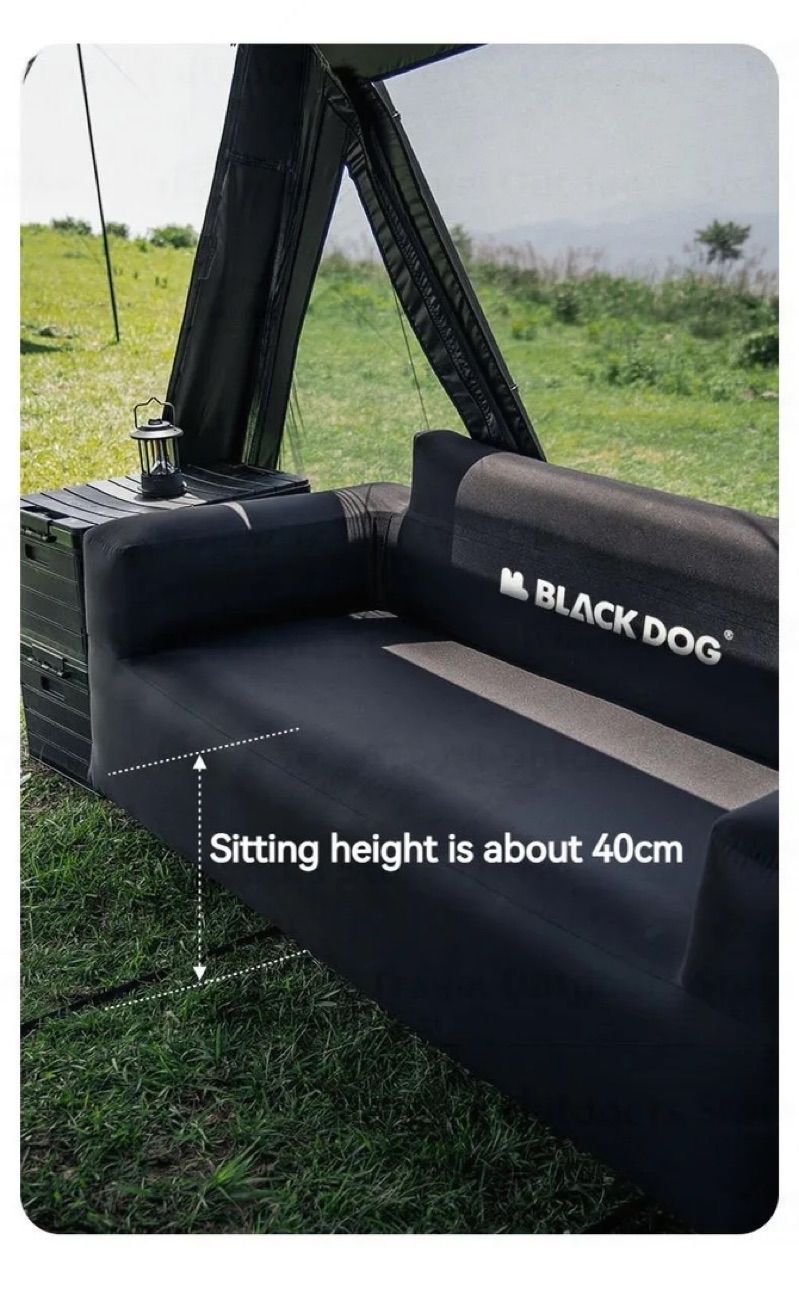 Blackdog Sofa Inflatable V2 Upgraded Version with Rechargeable Pump 1/2 ...