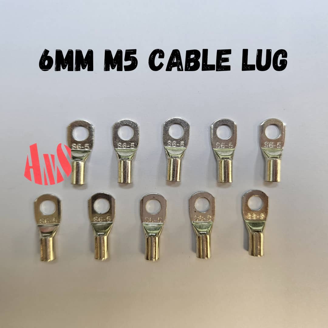 (10pcs per pkt) Cable Lug 1.5MM 2.5MM 4MM 6MM M5 or M6 or M8 | Shopee ...