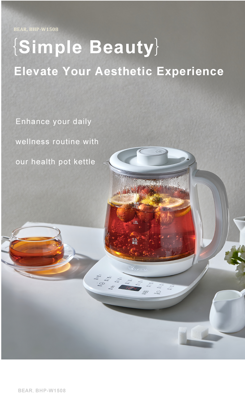 Bear Electric Health Pot 800W (1.5L) BHP-W1508 | Shopee Malaysia