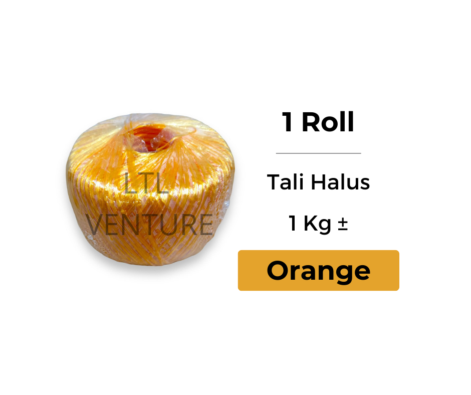 Tali Halus/Rafia String (1KG±) Food Packing/Plastic Rope/Tali Plastik ...
