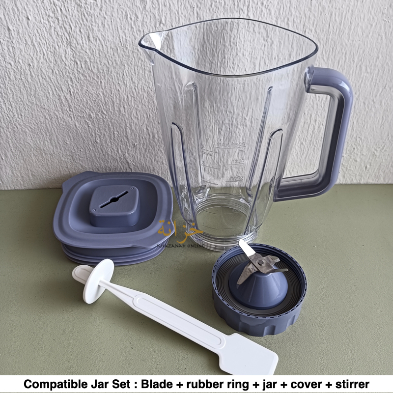 Philips Compatible Blender Jar Complete Set / Blade & Rubber Set ...