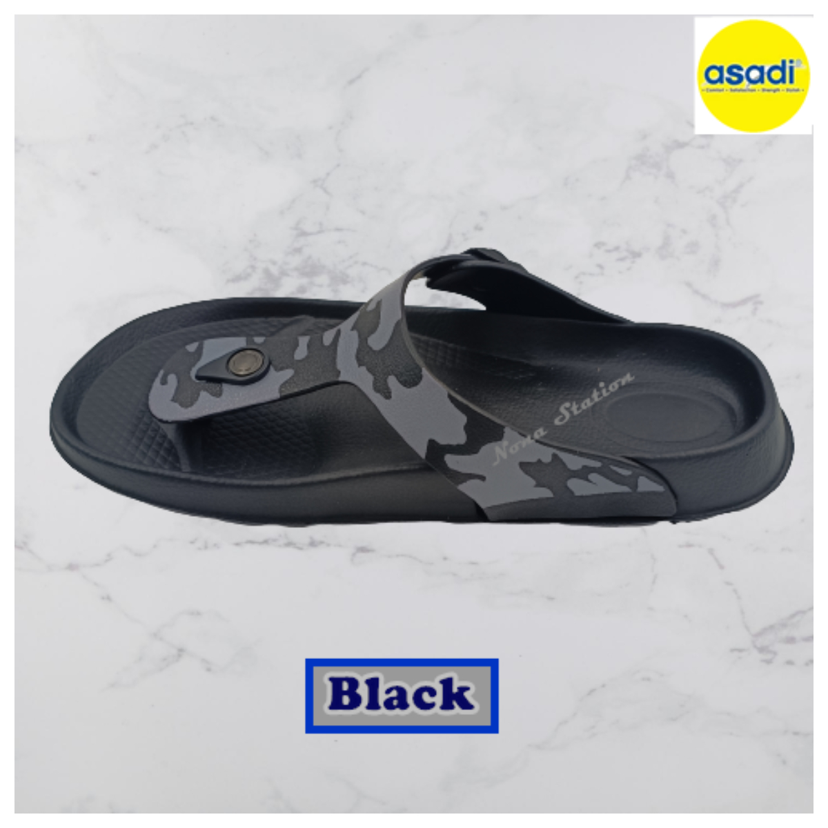 NS ASADI Men Flip-Flop Slippers Shoes MJA-145541(Size : 5 - 10 ) Kasut ...