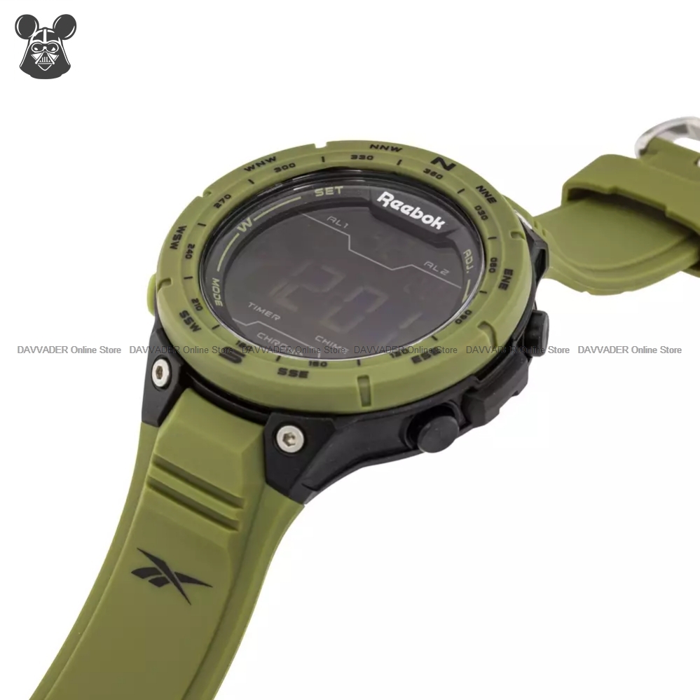 Reebok Watch RV-SLM-G9 Men's Digital Watch SLAM Digital Sports 46mm PU ...
