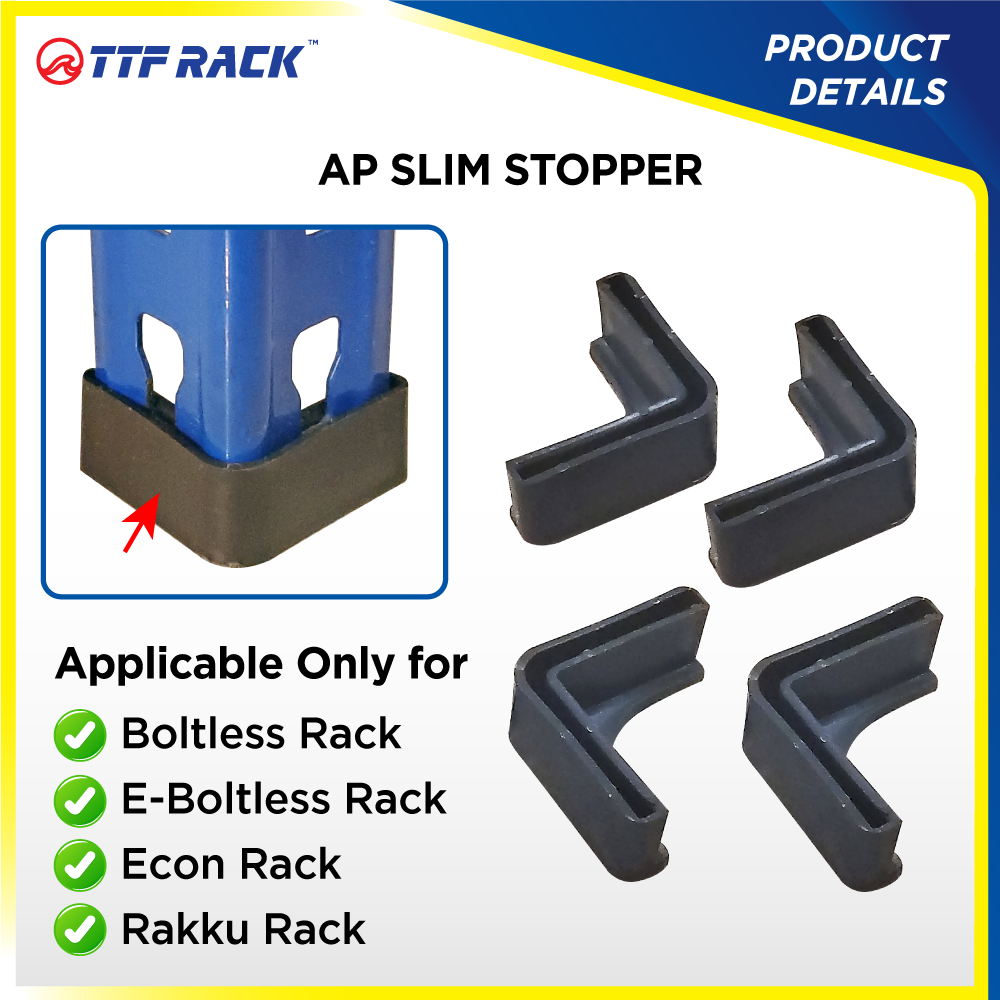 TTF Rack™ (APS47X4) Slim Stopper For Avoid Scratching On Floor ...