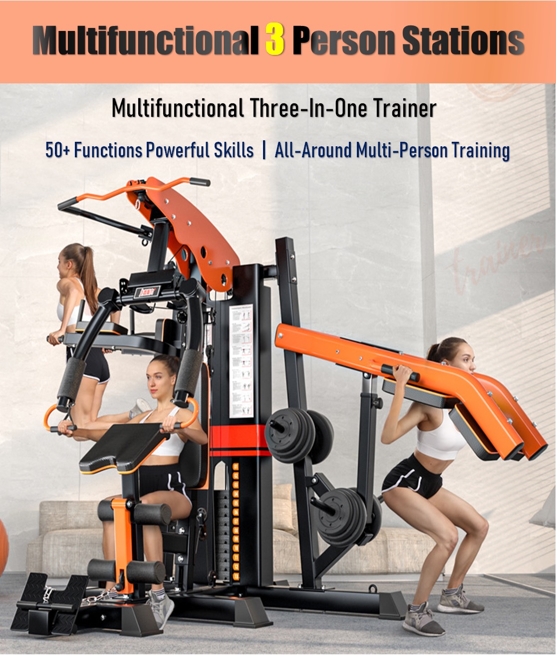 ADSports 630 Multifunctional Comprehensive Commercial Machine Home Gym ...