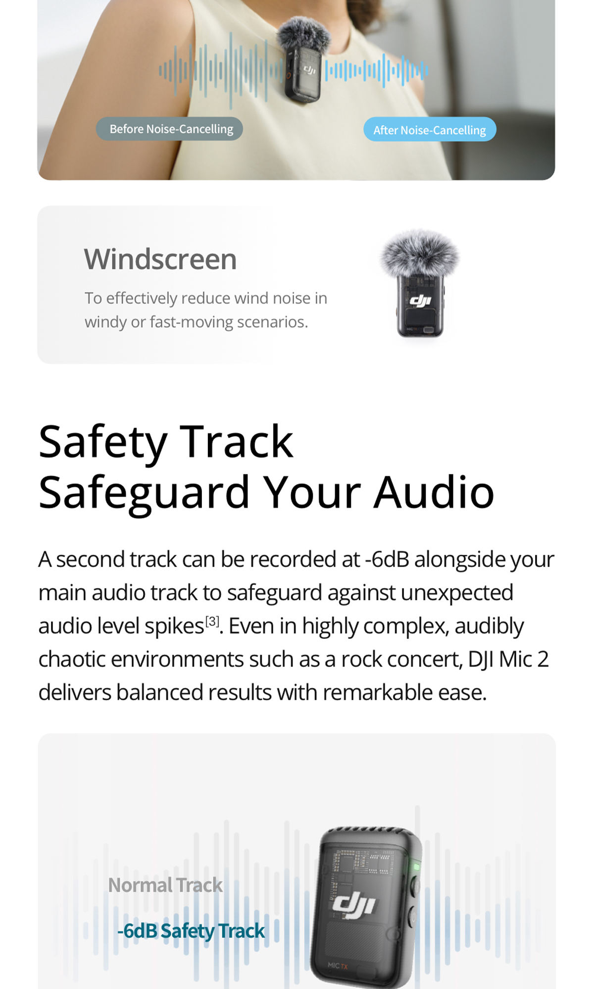 DJI Mic 2 - High-Quality Audio Recording | All-In-One, Ready to Use ...