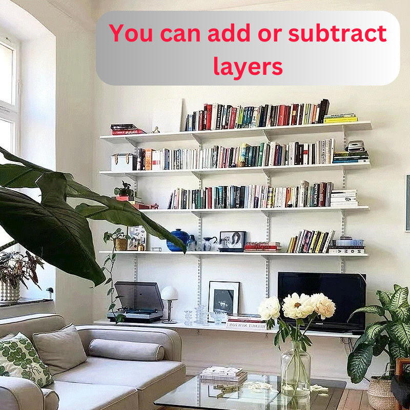 SW Full Set Lengkap Rel Dinding Tegak AA Dengan Braket L Rel Sokongan ...