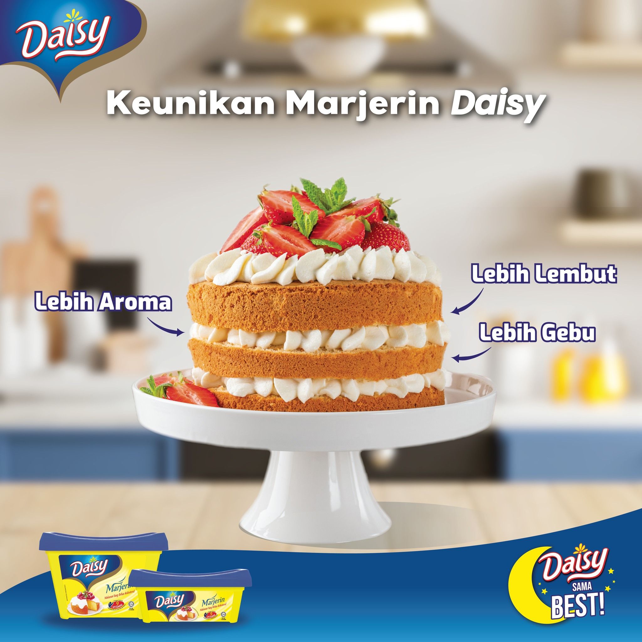 Daisy Domestic Margarine (240g) | Shopee Malaysia