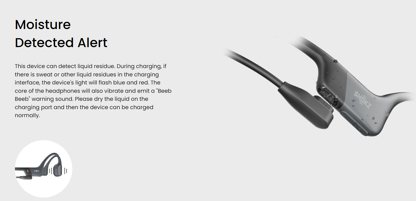 SHOKZ Magnetic Charging Cable - OpenRun Pro/OpenRun/OpenComm/OpenComm 2 ...