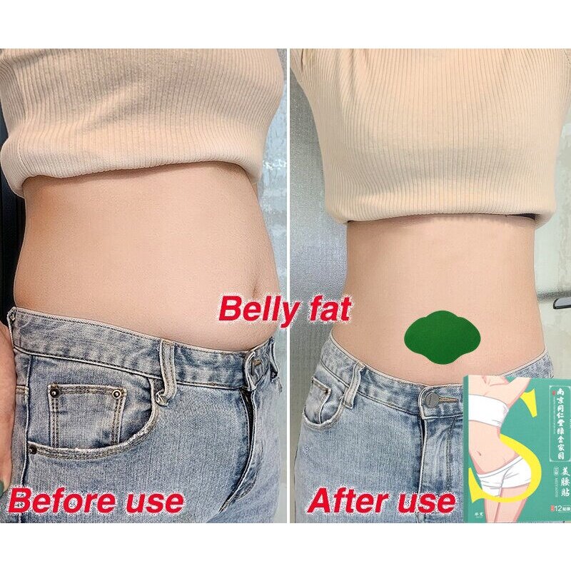 Slimming Wormwood Waist Paste Medicine Patch Detox Slim fat burner ...