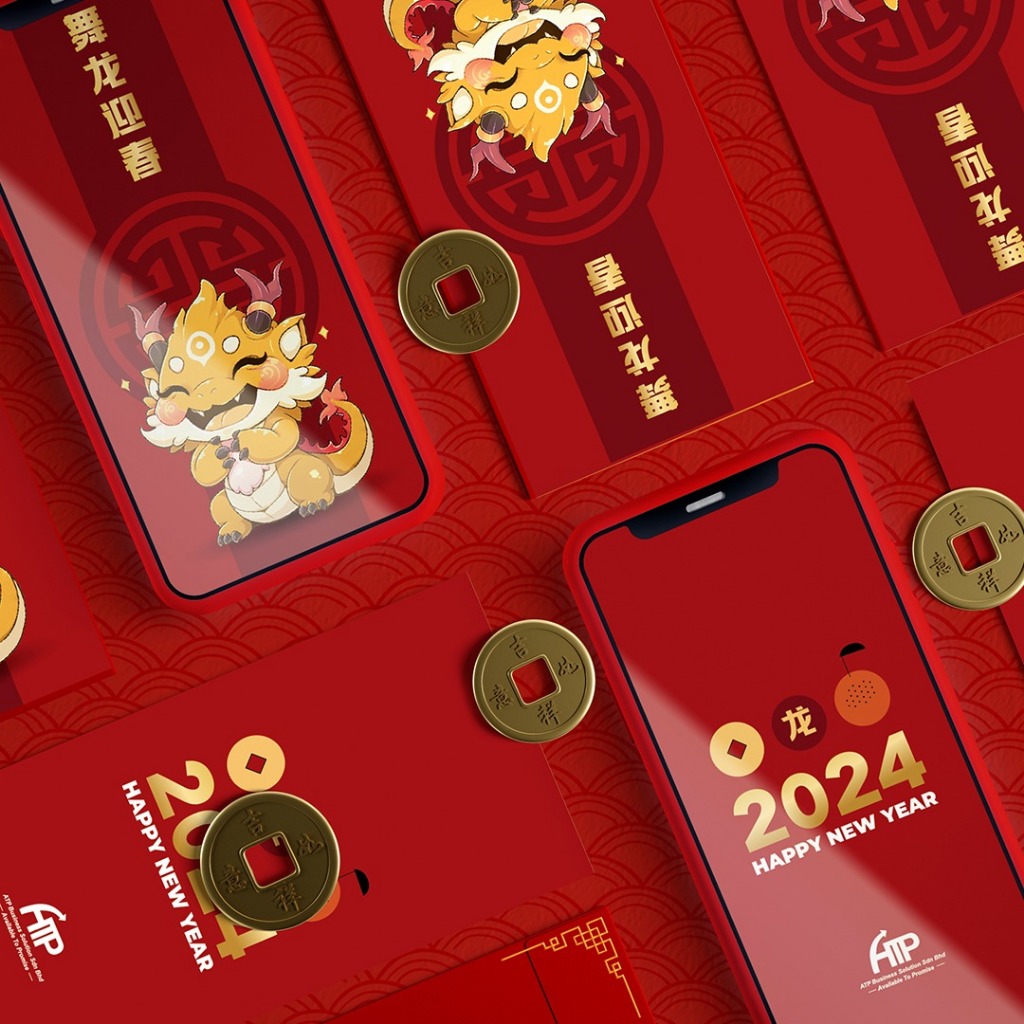 2024 Chinese New Year Dragon Year Red Envelopes LIMITED EDITION AngPao ...