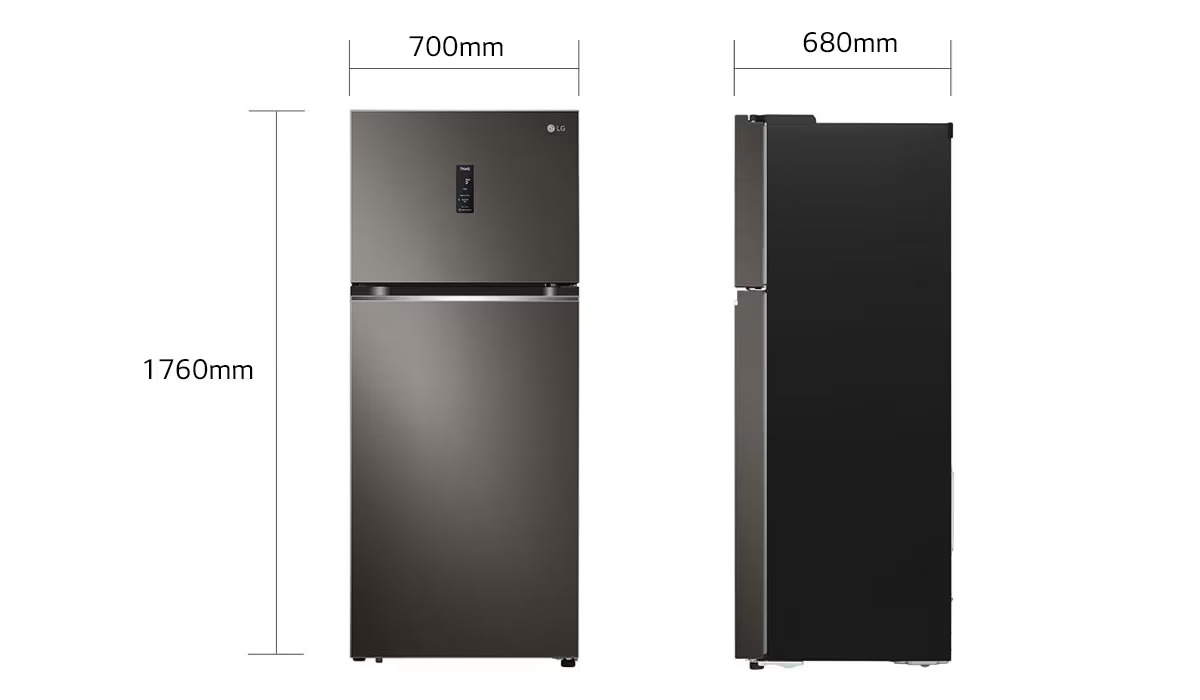 LG Smart Inverter Refrigerator 423L GN-B392PXBK / GN-B392PLGK | Shopee ...