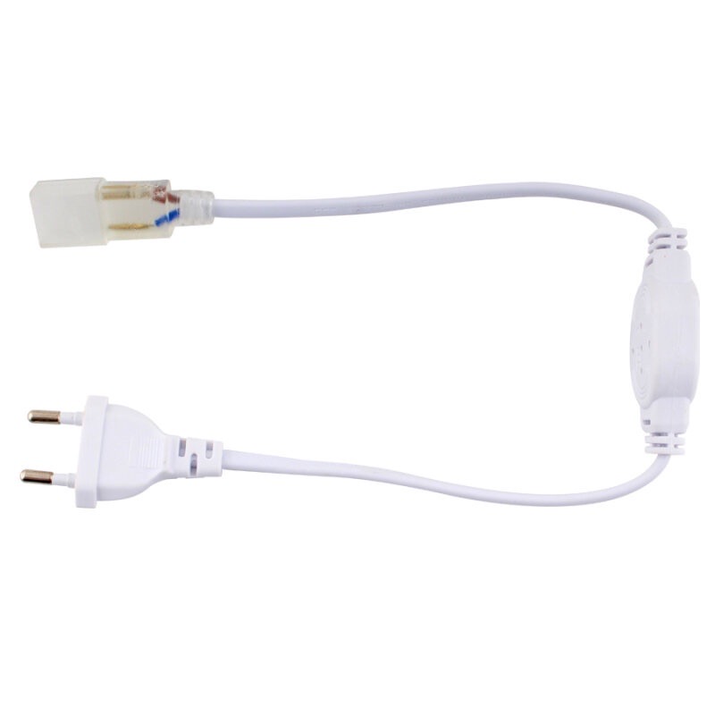 220V 2Pin Distance 8mm LED Strip Light Plug Power Supply Power Adapter ...