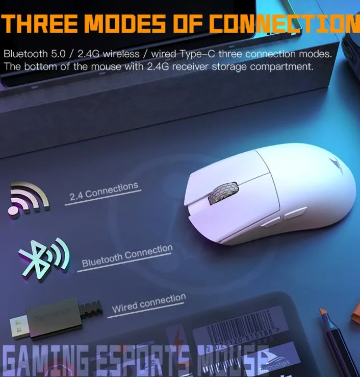 Darmoshark M3S VARUN / M3S PRO VARUN 3-Mode Wireless Gaming Mouse | Shopee Malaysia