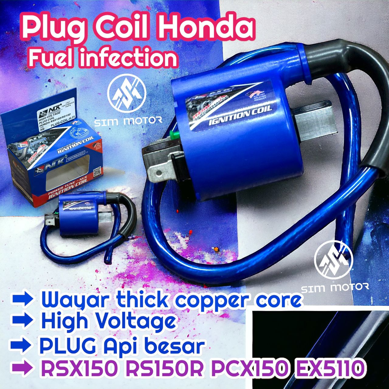 NLK PERFORMANCE RACING PLUG COIL FI CARBURETOR LC135 Y15ZR Y16 LCV8 ...