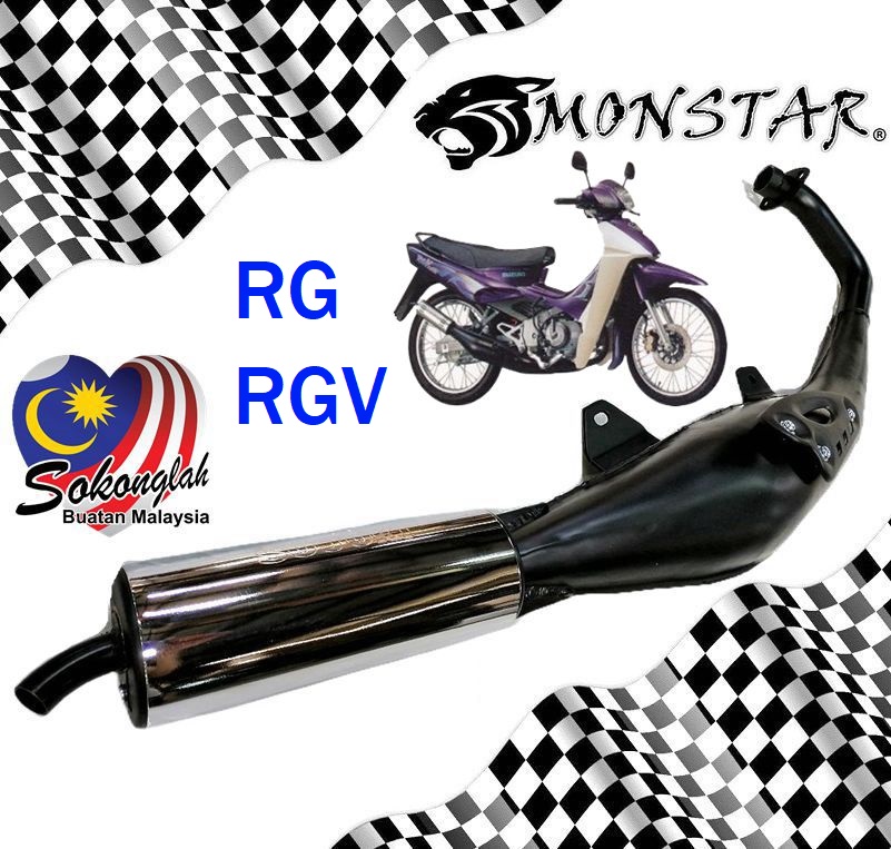 RG RGV rg110 Std Ekzos Bunyi Selapis Ting Ting Ting Exhaust Standard ...