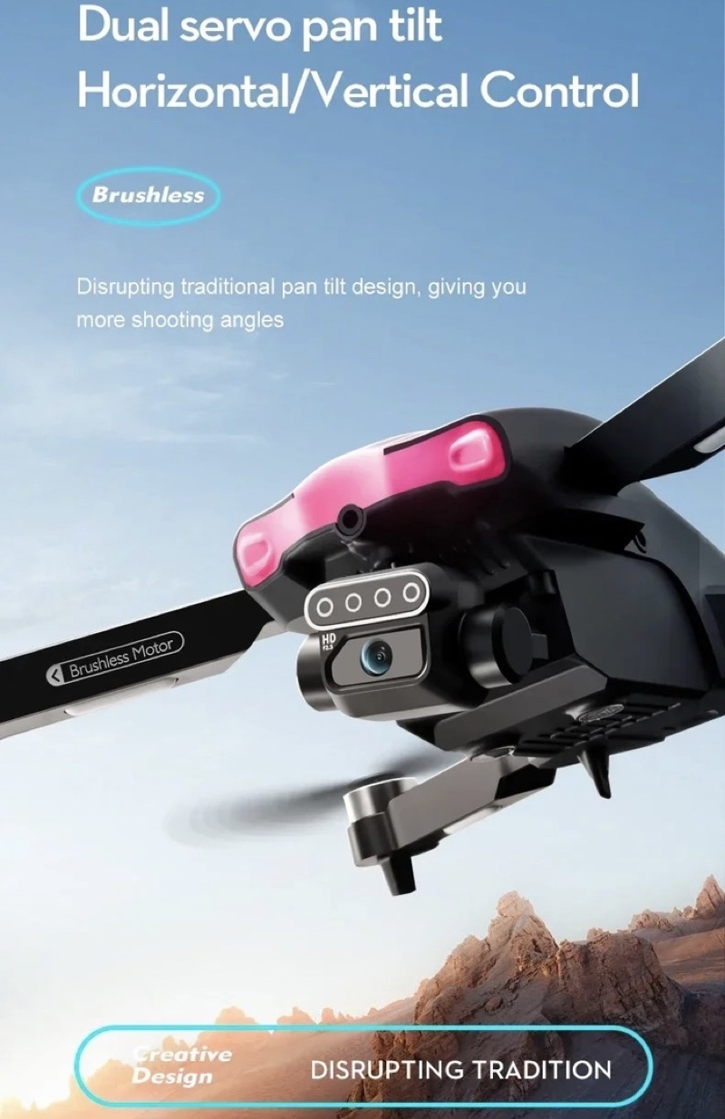 [ANTI-LANGGAR]FEO XT105 Drone 6K Dual Cam Brushless 5G WiFi FPV ...