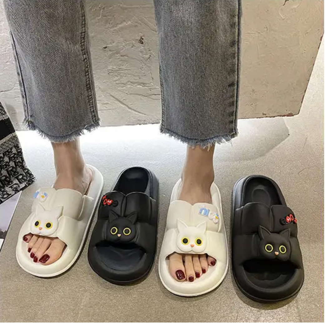 READY STOCK💝WEBEE Women's Casual Cute Cartoon Slippers Lelaki Perempuan ...