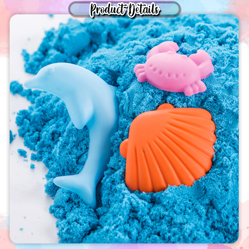 [Happy Kids] 1kg Play Sand For Kids Moldable Play Beach Magic Sand ...