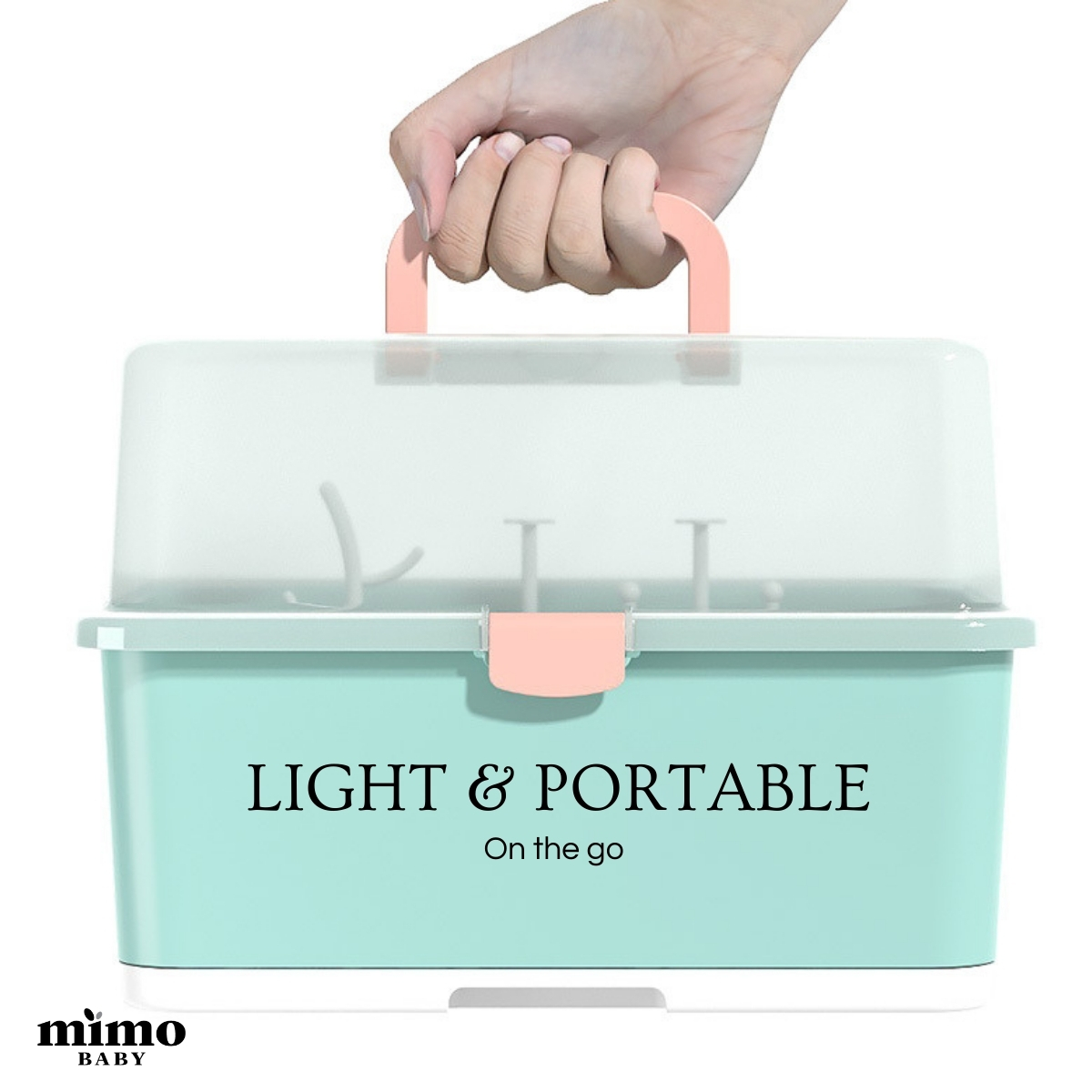 Mimo Baby Milk Bottle Boxes with Drying Racks | Milk Bottle & Breast ...