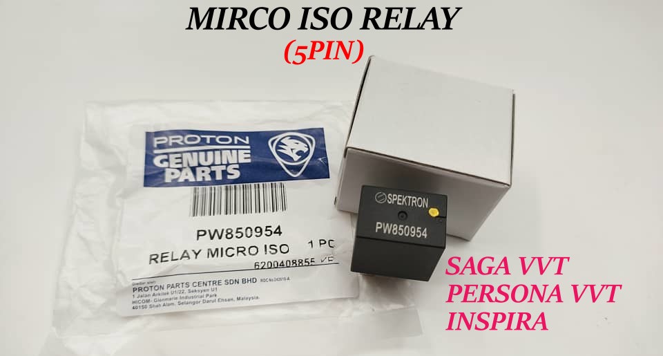 ORIGINAL PW850954 RELAY MIRCO ISO SAGA VVT PERSONA VVT IRIZ INSPIRA ...