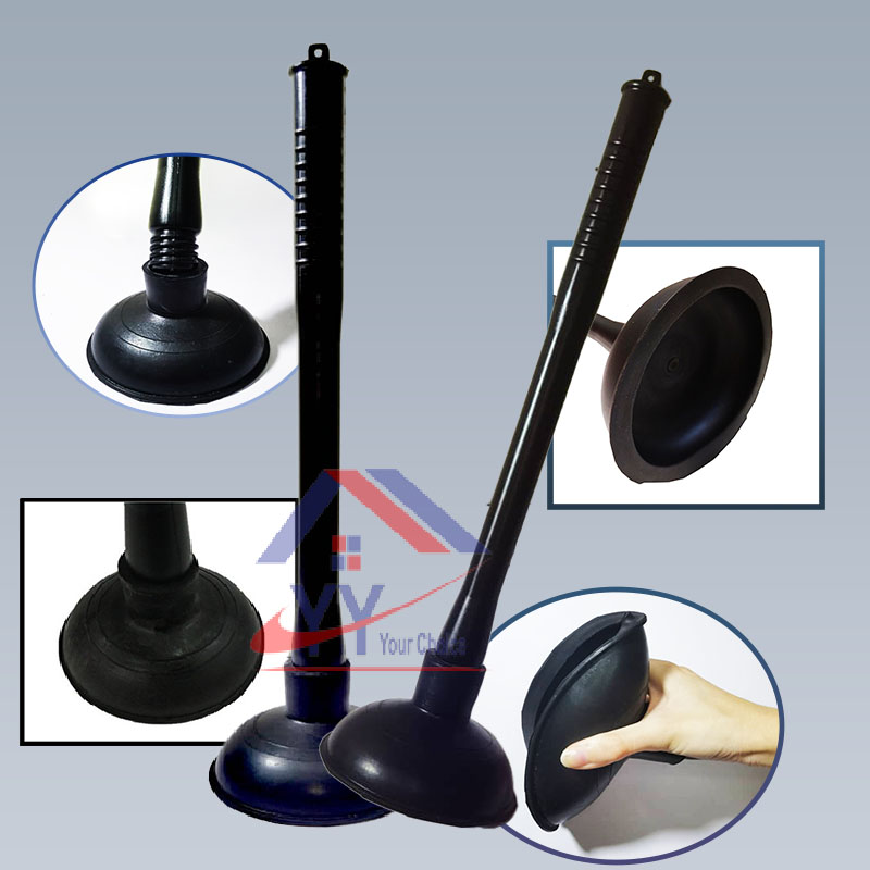 Toilet Plunger(Black)/Toilet Pump/Pump Tandas/Sumbat Pressure Suction ...