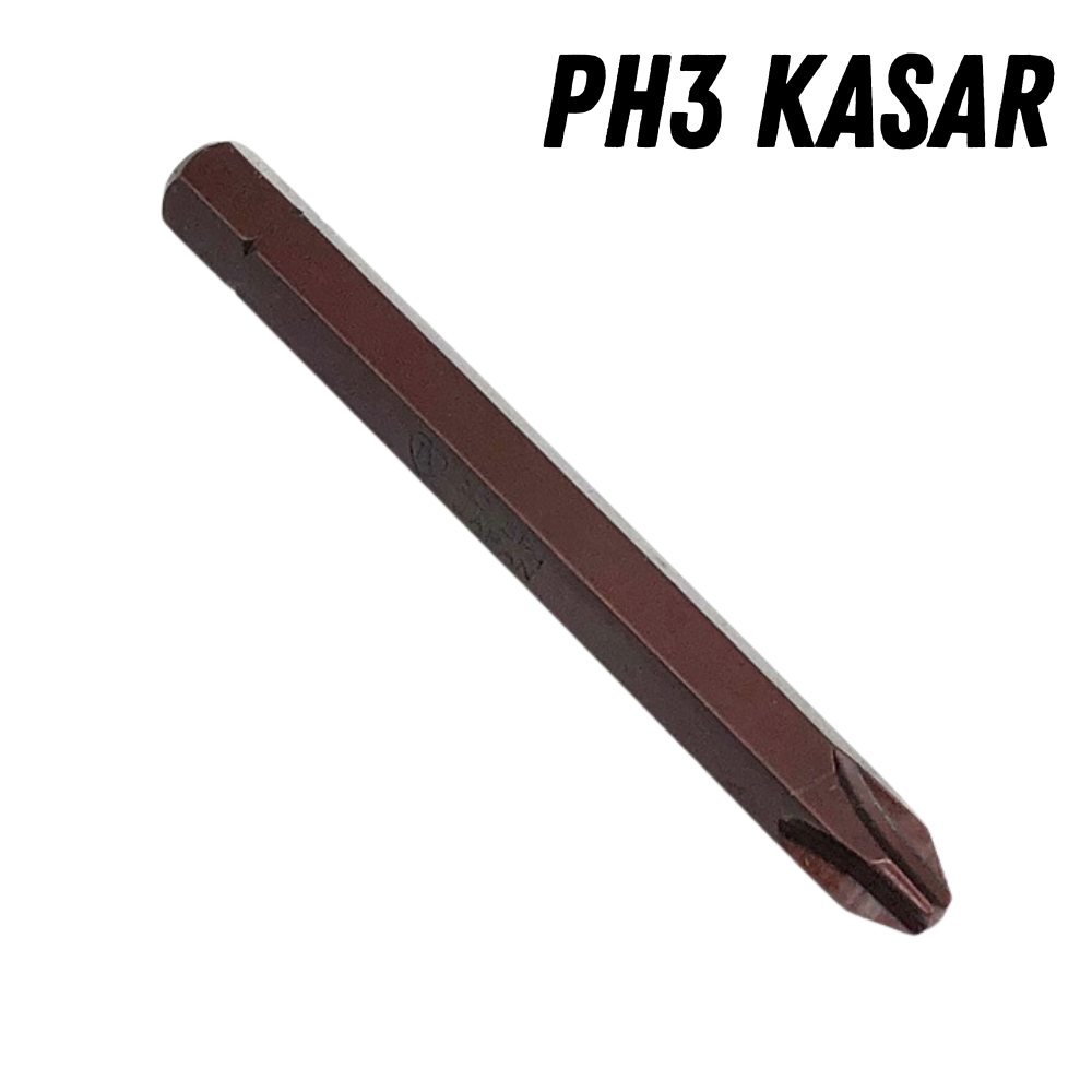 IMPACT DRIVER MATA MAGNETIC DRIVE BIT SCREW TAJAM & KASAR PH2 PH3 SKRU ...