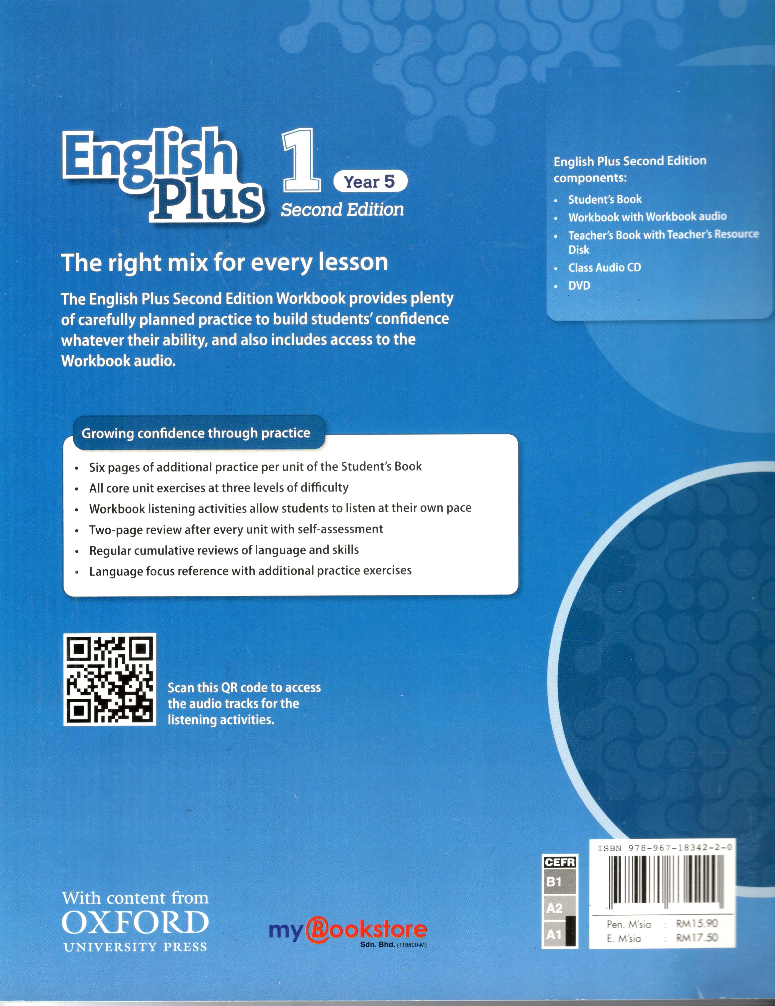 English Plus 1 Workbook Year 5 SJKC/ 5年级英文活动本 | Shopee Malaysia