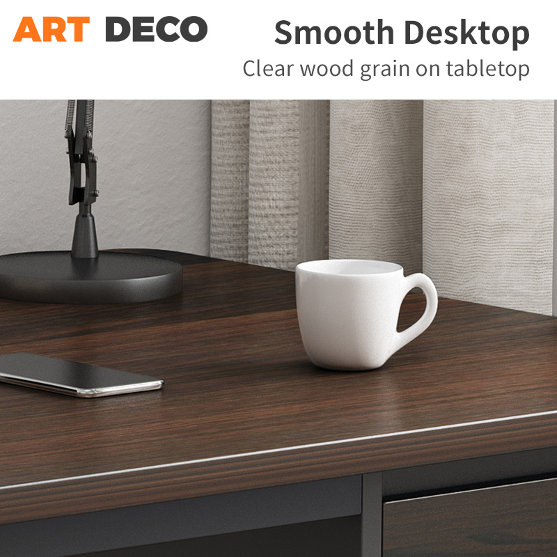 Study Table With Drawer Wooden Meja Belajar Home Office Table Student ...