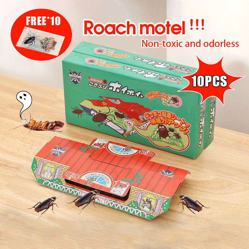 🪳10PCS Cockroach Trap Killer Perangkap Lipas Lizard Trap Insect Trap ...