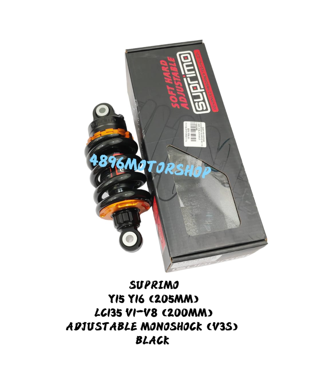 SUPRIMO V3S VERSION 3 ADJUSTABLE MONOSHOCK YAMAHA Y15ZR Y16ZR LC135 Y15 Y16 LC 135 V1-V8 RS150 ...