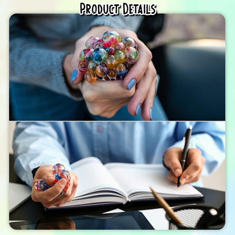 [Happy Kids] Squishy Net Fruity Ball Squeeze Relax Stress Toy Vent ...