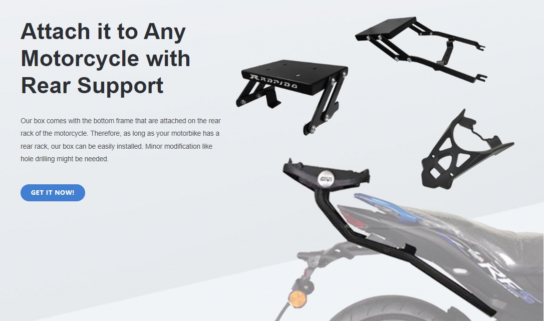 Box GSB 45L Motorcycle Box Top Box Motorcycle Storage Waterproof Givi ...