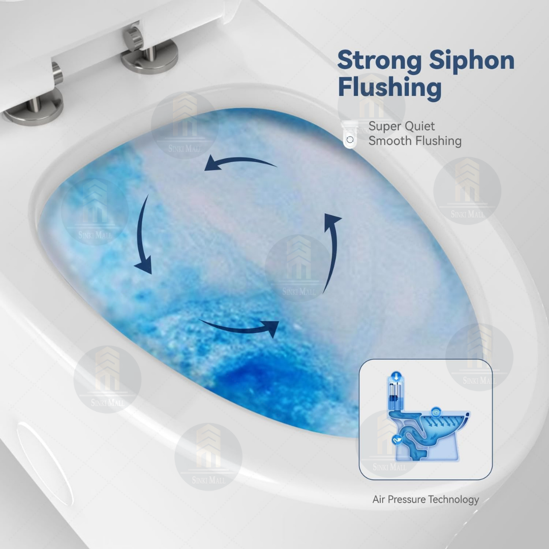 [S-TRAP] One Piece Two Piece Toilet Washdown Water Closet Jamban Duduk ...