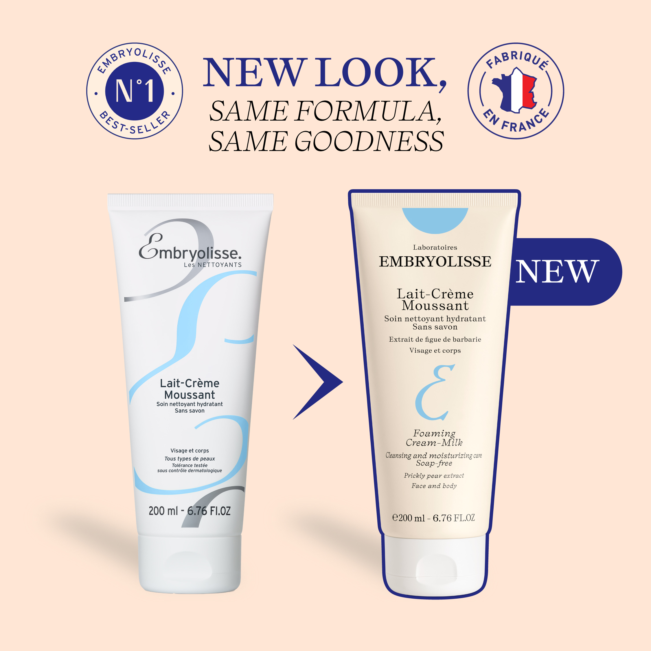 EMBRYOLISSE Foaming Cream-Milk Cleanser (200ml) | Shopee Malaysia